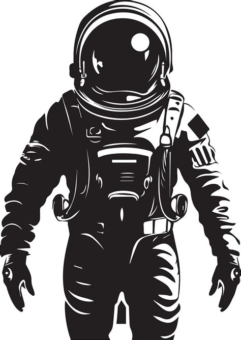 Astronaut Isolated On White Background Vector Art At Vecteezy