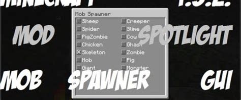 Minecraft Spawner Gui V 132 Mods Mod Für Minecraft Minecraft Spawner Gui V 132 Mods Mod Für Minecraft