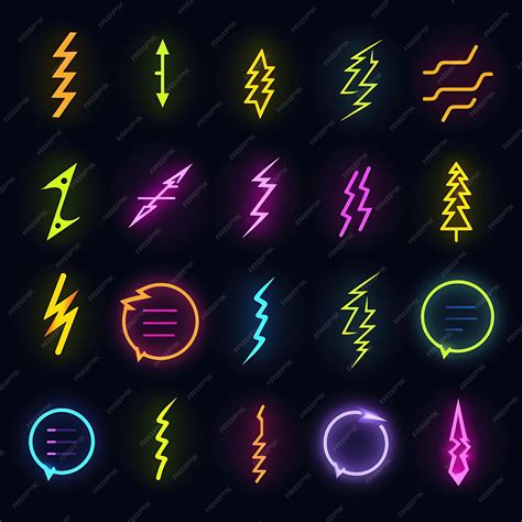 Premium Photo Neon Light Design Vector Shapes With Creative A Sleek