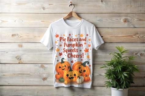 Pie Faces And Pumpkin Squeets Chhers Graphic By Graphicstone · Creative
