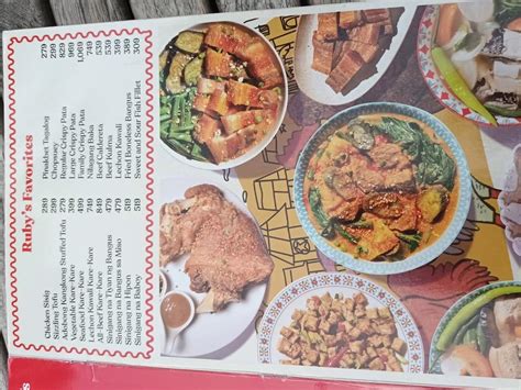 Menu At Maxs Restaurant Quezon City 21 Scout Tuazon Street