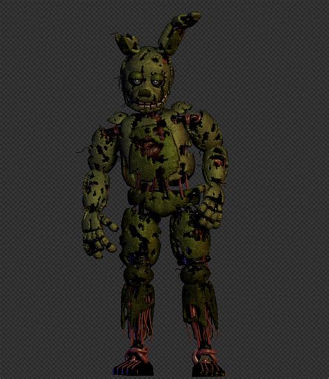 Stl 文件game Accurate Springtrap Wearable Head Five Nights At Freddys 3 Most Accurate Model 🎠 ・可