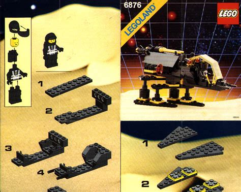 Lego Instructions For Set 6876 Alienator Space Blacktron