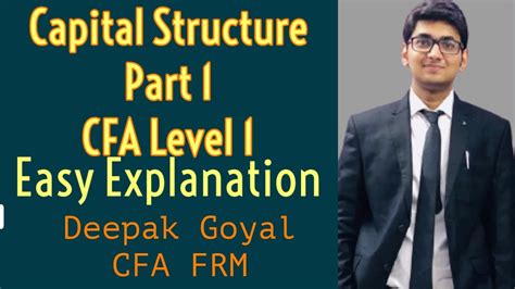 Cfa Level 1 2023 Exam Capital Structure Lecture 1 Corporate Finance