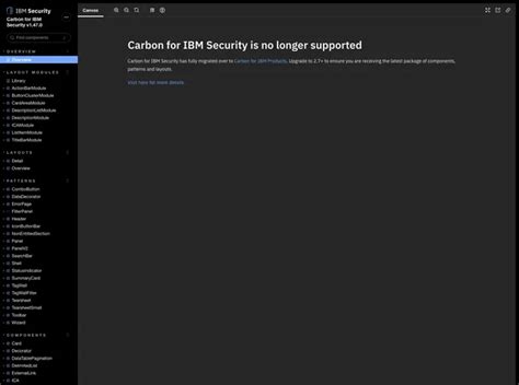 Ibm Security By Carbon Design System A React Template Built At