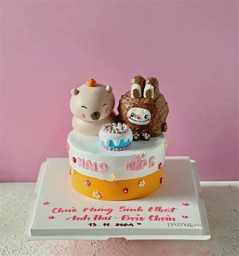 BÁnh TẠo HÌnh Chibi Capybara Labubu Daisydolce