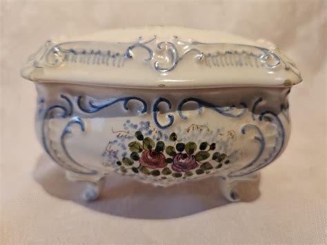 Porzellan Keramik Campoins Antike Box Pient Hand Kaufen Auf Ricardo