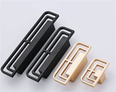 Black Door Knobs Pulls Brass Cylinder Knobs Pulls Drawer Knobs Etsy