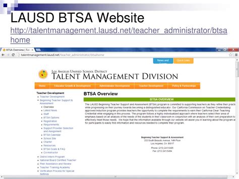 Ppt Lausd Btsa Induction Program Powerpoint Presentation Free