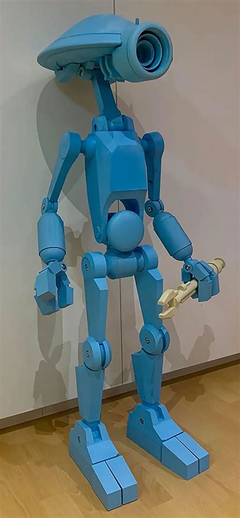 Spacebobs Animated Cartoon Styled Pit Droid Inspired 3d Printable Fan