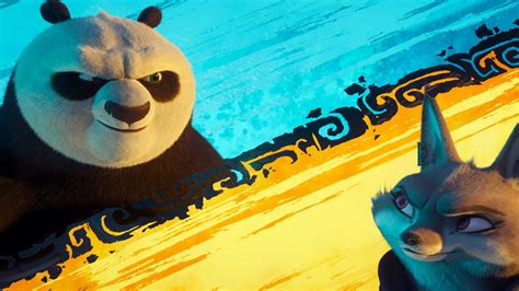 Kung Fu Panda 4 Hd Wallpaper Po And Zhen Adventure