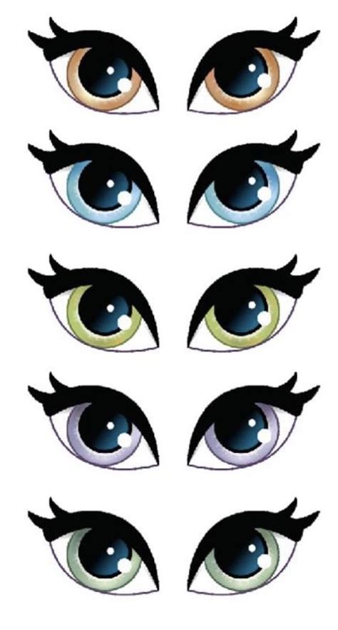 Ojos De Princesas Para Imprimir Plantillas De Ojos Para Imprimir