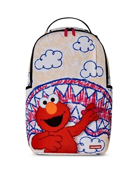 Sprayground Elmos World Dlxr Backpack Luggage And Travel Gear Free