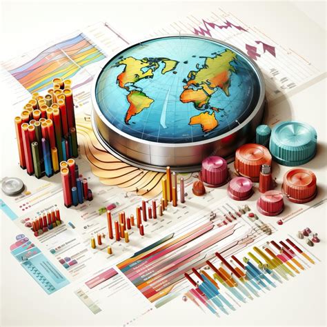 Premium Vector Realistic Vector Data Visualization On White Background