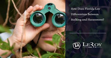 Florida Law Stalking Vs Harassment Differences Explained