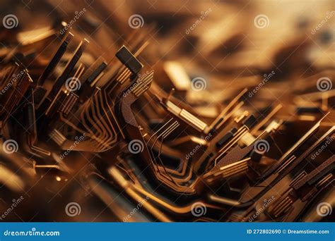 Close Up Of Chip Texture Ai Generated Stock Illustration