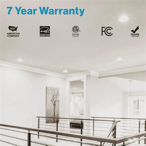 Sunco Lighting Paquete De 96 Luces Led De Disco De 56 Pulgadas Montaje Empotrado 4000 K Blanco