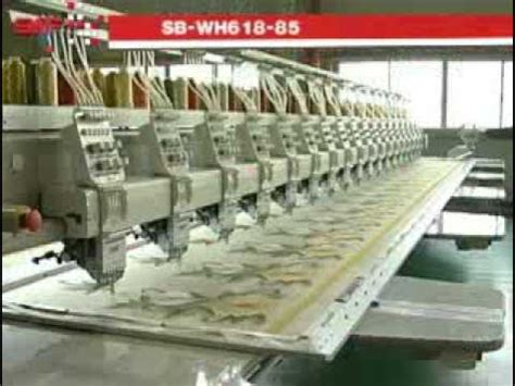 Swf Embroidery Machine Sb Plus Series Sb Wh618 85 Youtube