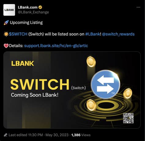 Cex Listing Coming Soon Switch Token R Switchblockchain