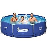 Sunrio Metal Pro 8ft X 30in Round Pool Durable Steel Frame