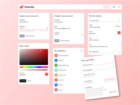 simple ui components by aditya udayakumar on dribbble