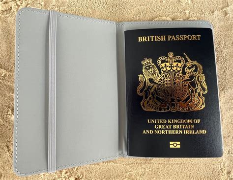 Personalised Caricature Passport Cover Good Vibes Travel Man Custom Hair Eyes Skin Faux Leather