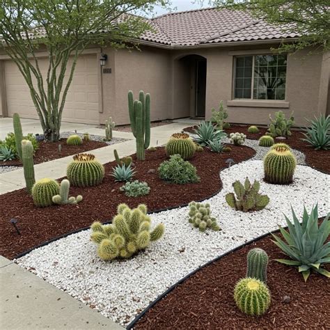 Small Front Yard Cactus Garden Ideas