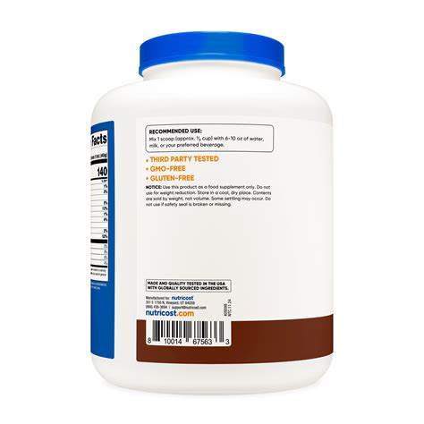 Nutricost Grass Fed Whey Protein Isolate Nutricost
