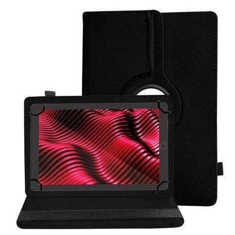 Capa Capinha Tablet Philco Ptb10rsg Tela 10 Polegadas Couro Giratória Inclinável Premium Preta