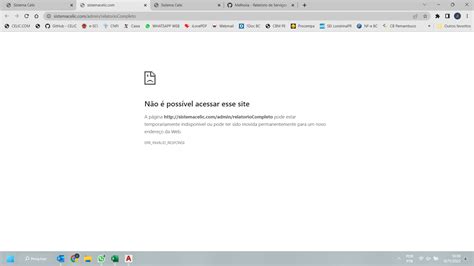 Erro Relatório De Serviços · Issue 303 · Fullcontentsistemacelic · Github