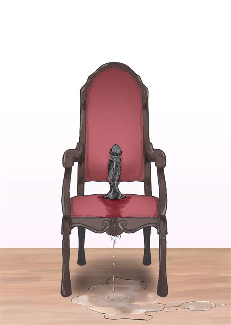 Rorisinmana Original Highres After Masturbation Chair Dildo Dildo Reveal Lube No Humans