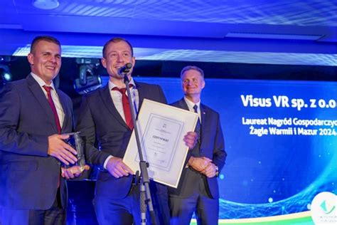 Z Dumą Odebraliśmy Z Grzegorzem Sokołowskim Nagrodę Dla Visus Vr