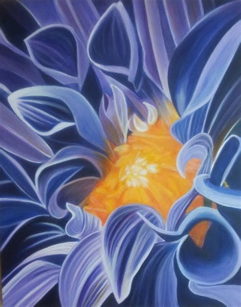 Dahlia Up Close By Karlin Meehan