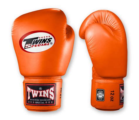 Twins Boxing Gloves Premium Leather W Velcro Bold Colors Red
