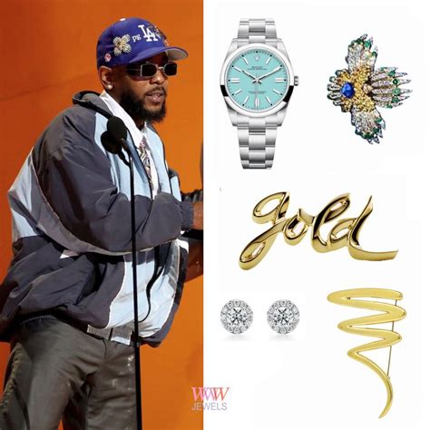 Kendrick Lamars Jewelry At 2023 Grammy Awards Grammy Dresses Grammy Grammy Awards