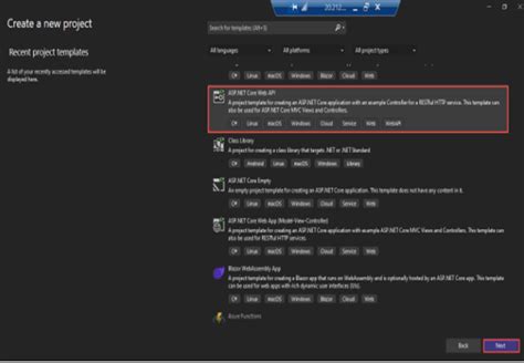learn to build asp core web api with entity framework