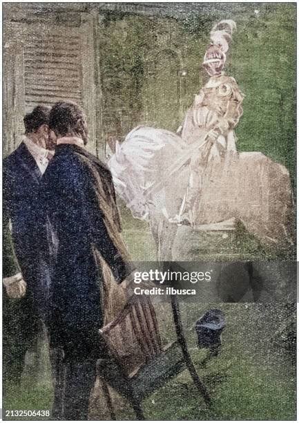 Antique Painting Illustration Ghost High Res Vector Graphic Getty Images