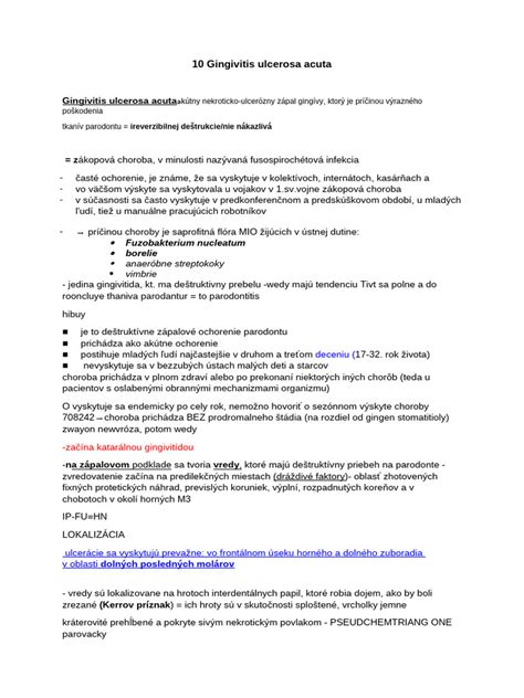10 Gingivitis Ulcerosa Acuta Pdf