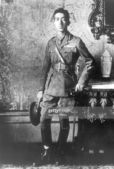 Official Portrait In May 1921 Of Emperor Hirohito Of Japan In A