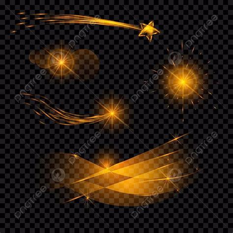 Light Set Vector Design Images Light Effect Set Lights Background Design Png Image For Free