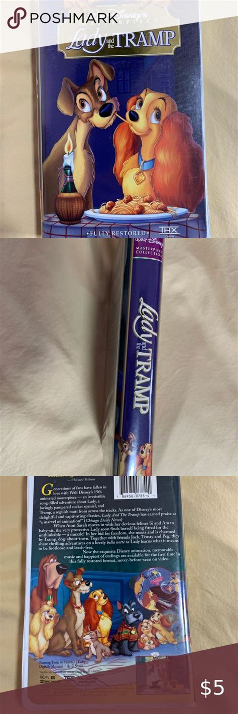 Disney Vhs “lady And The Tramp” Lady And The Tramp Disney Vhs