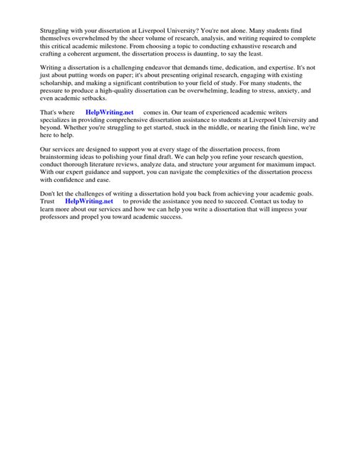 Liverpool Uni Dissertation Pdf Thesis