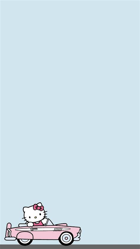 Hello Kitty Driving Car Wallpaper Hello Kitty Backgrounds Hello