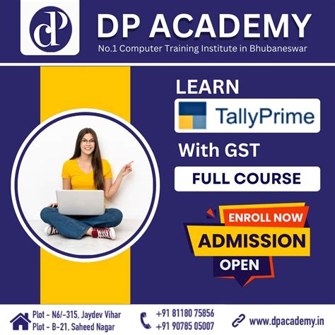 Dpacademy Dpclasses Tallyprime Gsttraining Accountingskills