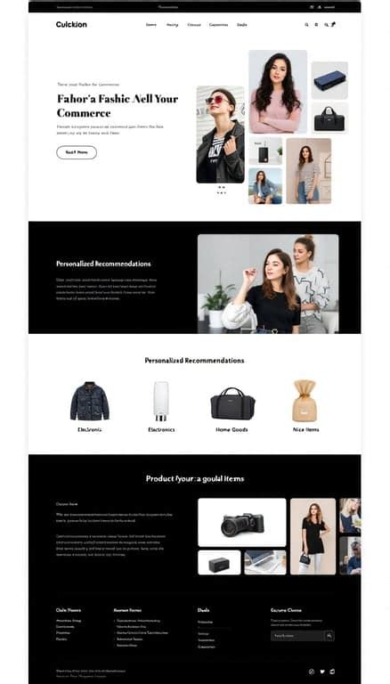 Modern E Commerce Layout Design Getsite