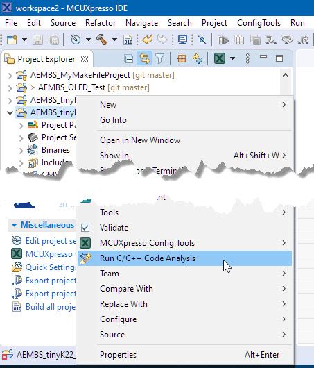 Eclipse Codan Static Code Analysis For Cc Mcu On Eclipse