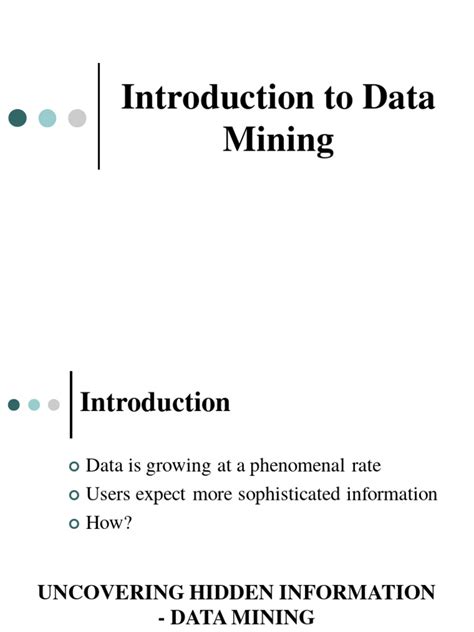 unit 4 intro dm pdf data mining cluster analysis
