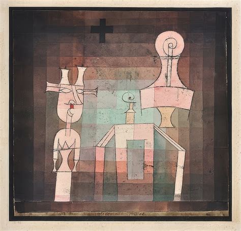 Stilleben Med Skulpturer 1923 Paul Klee Kunstryk