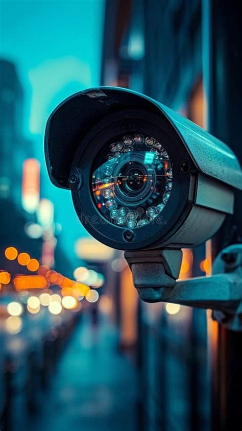 Safe Monitoring Privacy Control With Lens And Camera Technology Stock