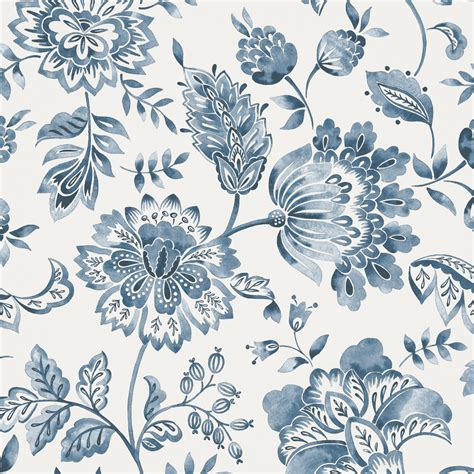 Pure Wallpaper Psw1493rl Magnolia Home Renewed Floral Peel And Stick